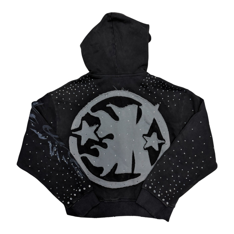 Rhinestone Zip-Up Hoodie – Kore